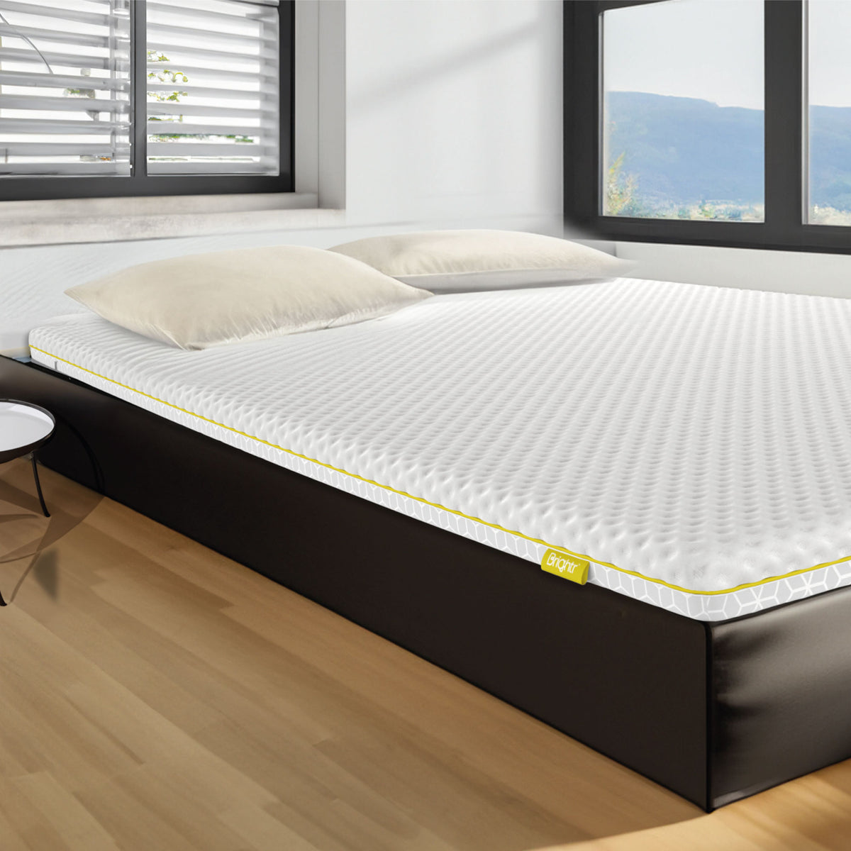 Brightr® Aurora 2 in 1 Memory Foam mattress topper Soft/Medium Firm ...