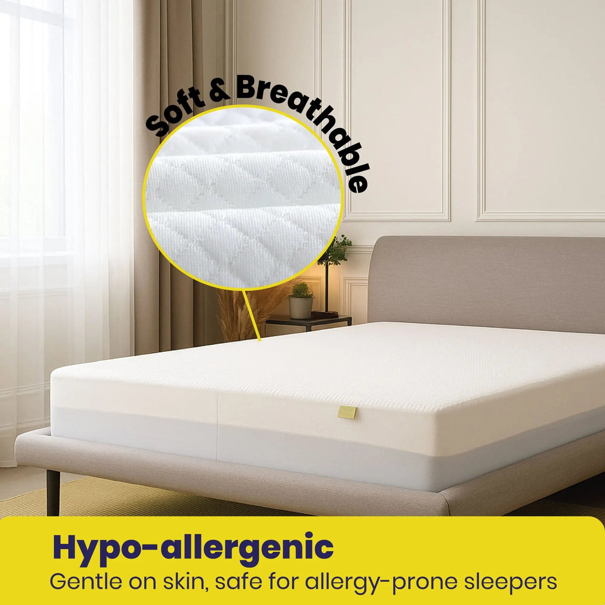 Waterproof Mattress Protector for Mattress Toppers | Brightr Sleep ...